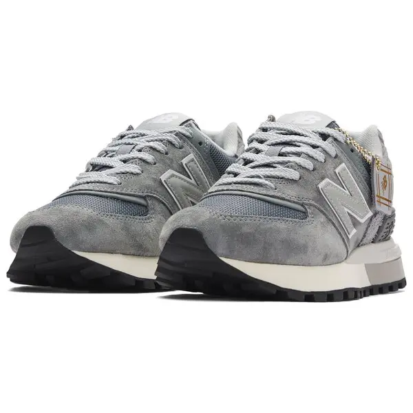 NEW BALANCE 574 Low Top Sneakers - Grey/white
