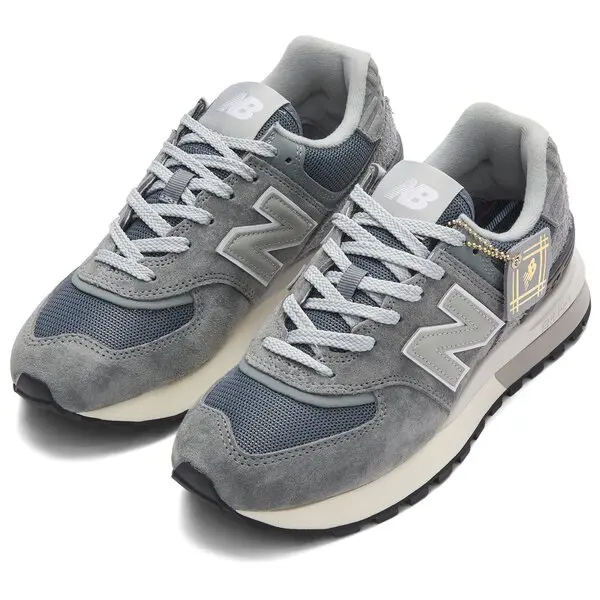 NEW BALANCE 574 Low Top Sneakers - Grey/white