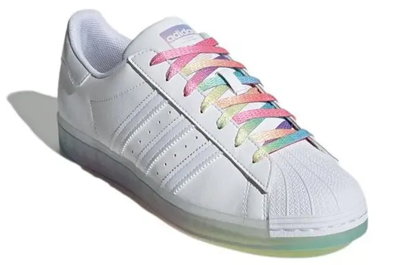 Adidas Superstar Sneakers With Rainbow Sole