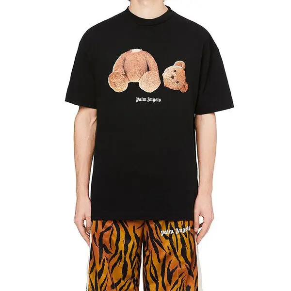 Palm Angels Bear Graphic T-shirt - Black