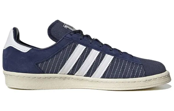 Adidas Campus 80s Sashiko Sneakers - Dark Blue/cloud White/off White