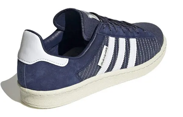 Adidas Campus 80s Sashiko Sneakers - Dark Blue/cloud White/off White
