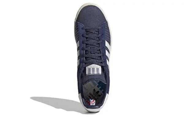 Adidas Campus 80s Sashiko Sneakers - Dark Blue/cloud White/off White