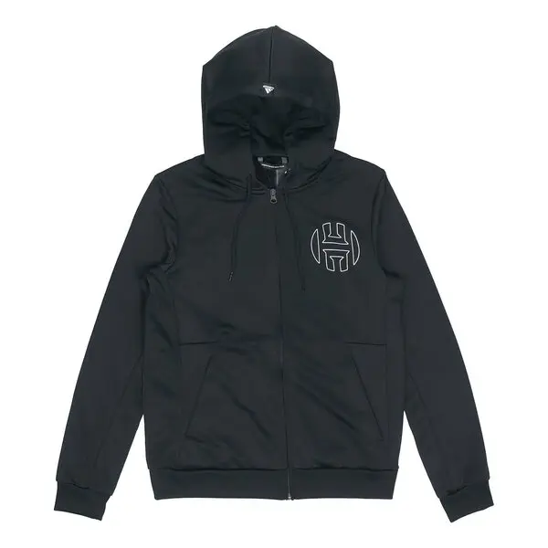 Adidas Basketball Hooded Jacket - Black