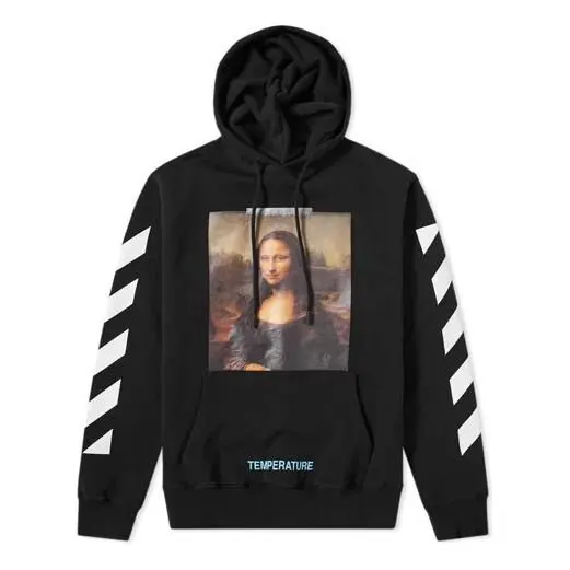 Off-White Arrows Sketch Mona Lisa Hoodie - Black