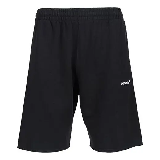 Off-White Diagonal Stripe Sports Shorts - Multi-color