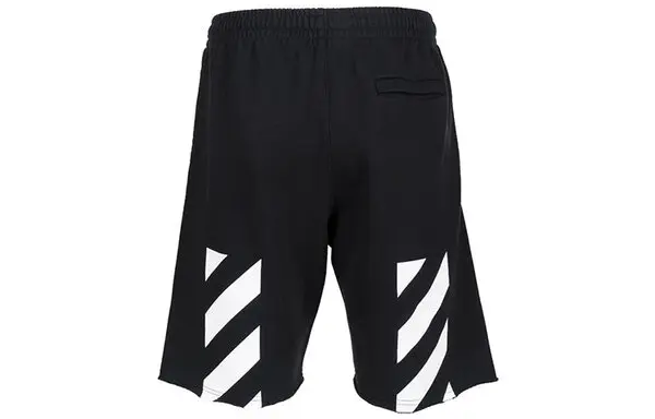 Off-White Diagonal Stripe Sports Shorts