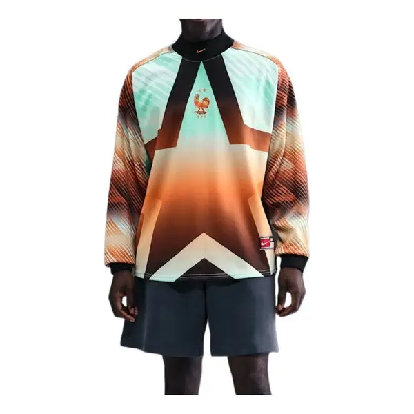 Nike France Goalkeeper Long Sleeve Jersey - Black/monarch/metallic Copper