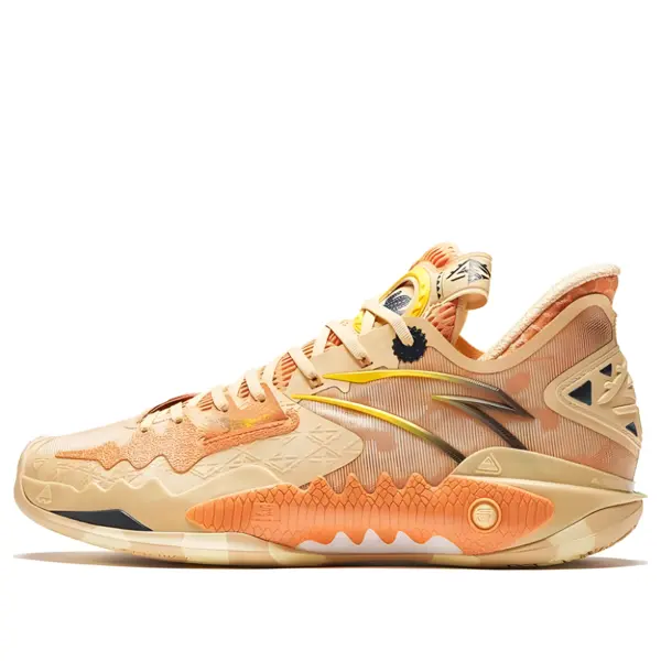 ANTA Shock Wave 5 "sand Lizard" Athletic Sneakers - Orange