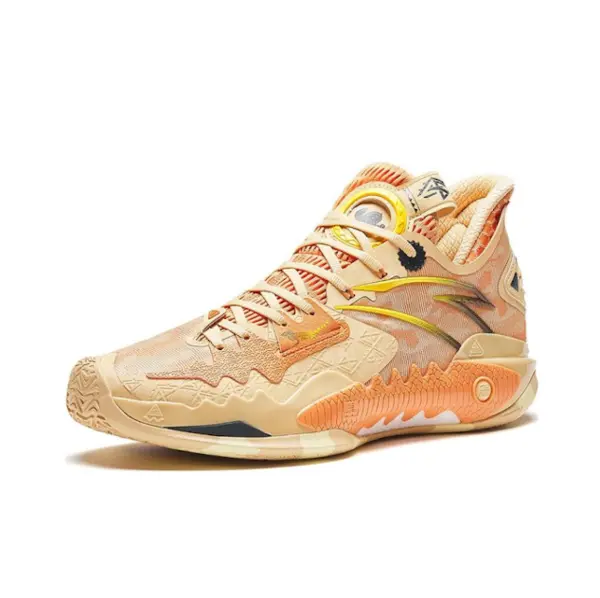 ANTA Shock Wave 5 "sand Lizard" Athletic Sneakers - Orange