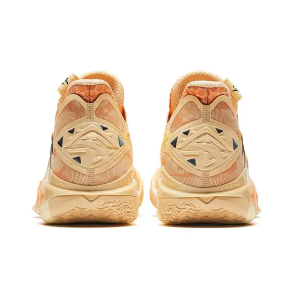 ANTA Shock Wave 5 "sand Lizard" Athletic Sneakers - Orange