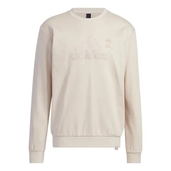 Adidas St Gz Logo Sweatshirt - Tan