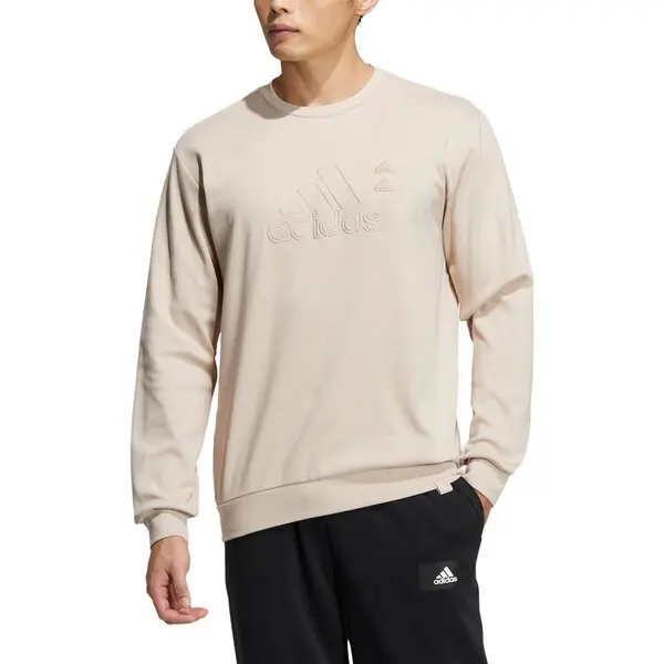 Adidas St Gz Logo Sweatshirt - Tan