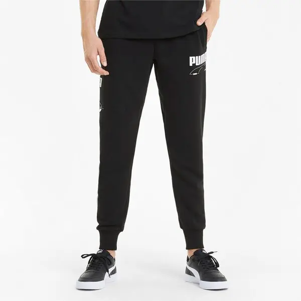 PUMA Rebel Sweatpants 'black White