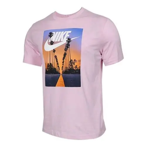Nike Round Neck Short Sleeve - Pink