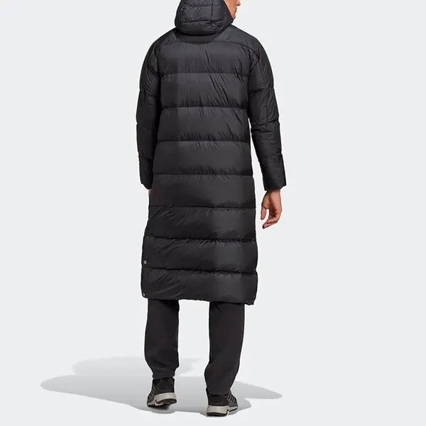 Adidas Hooded Mid-length Down Jacket
