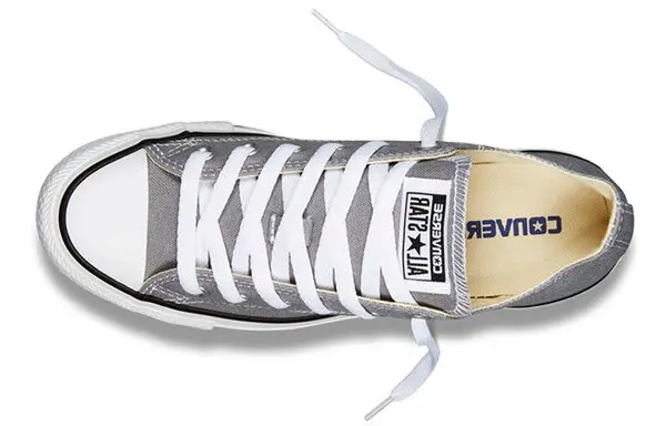 CONVERSE Chuck Taylor All Star Low Top Sneakers - Gray/white