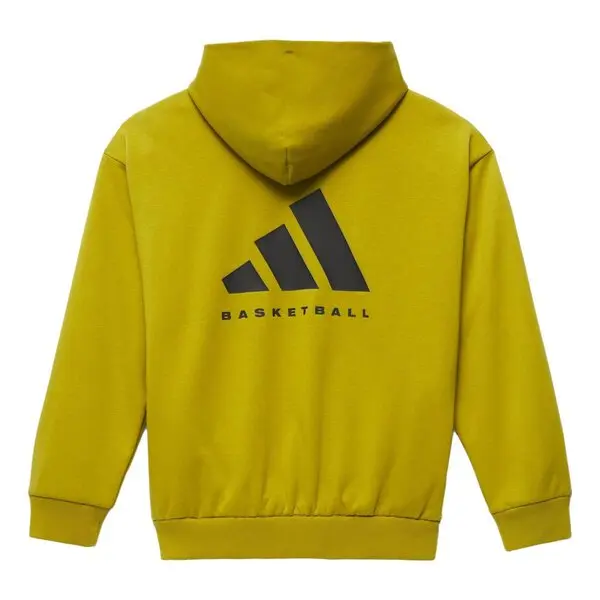 Adidas Basketball Hoodie - Pulse Olive