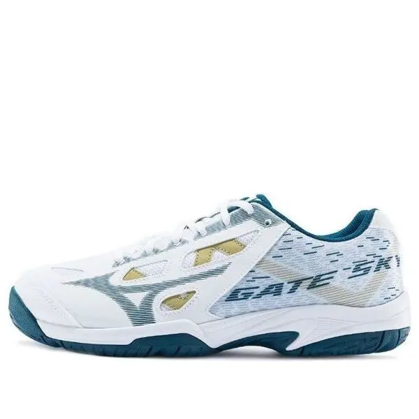 Mizuno Gate Sky Wide Athletic Shoes - White/blue