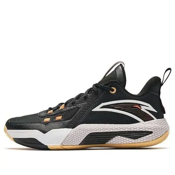 ANTA Quick Battle 5 High-top Sneakers - Black/white/gum