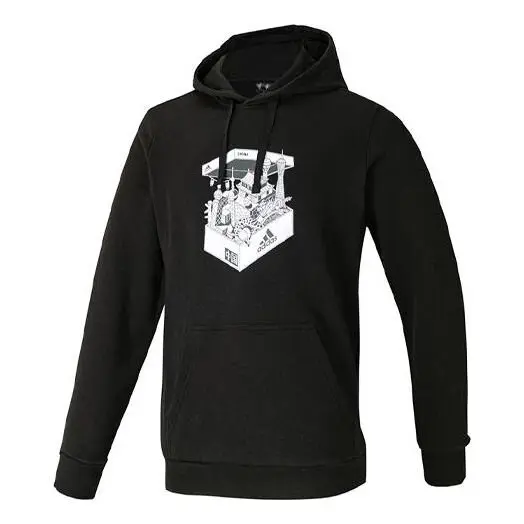 Adidas Casual Sports Hoodie - Black