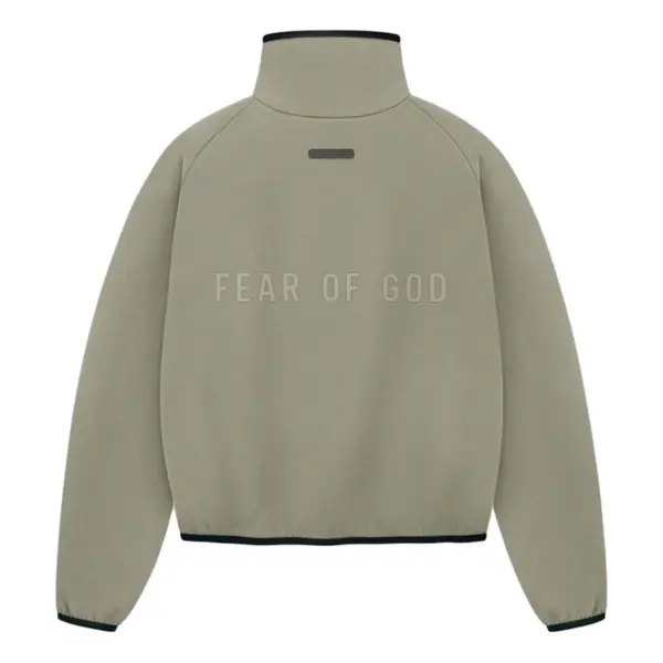 Adidas X Fear Of God Athletics Suede Fleece Track Jacket - Clay