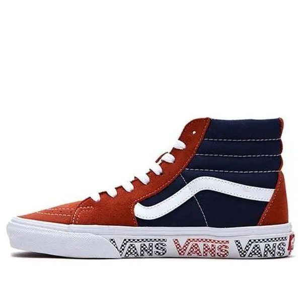 VANS Sk8-hi Spliced High Top Sneakers - Black/brown
