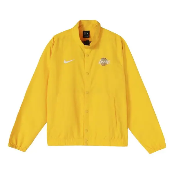 Nike Los Angeles Lakers City Edition Dna Sports Jacket - Yellow