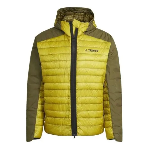 Adidas Myshelter Down Hooded Jacket - Green