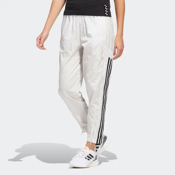 Adidas Ust Woven Pants Asia Sizing 'white Black - White/black