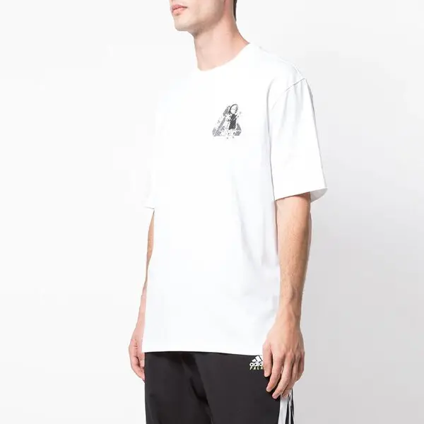 PALACE U Figure Graphic Print Short Sleeve T-shirt - White