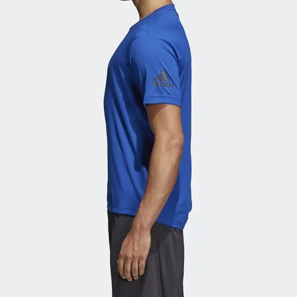 Adidas Sports Round Neck Short Sleeve 'bright