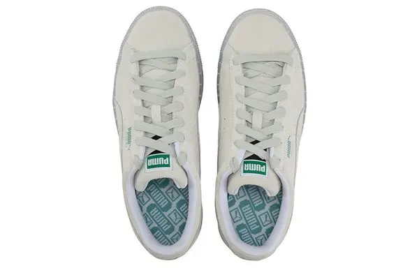 PUMA Suede Translucent Low Top Sneakers - White