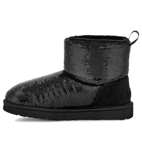 UGG Classic Mini Boot Mirror Ball - Black