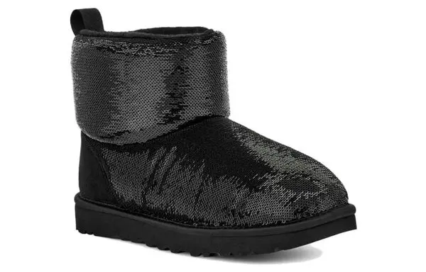 UGG Classic Mini Boot Mirror Ball - Black