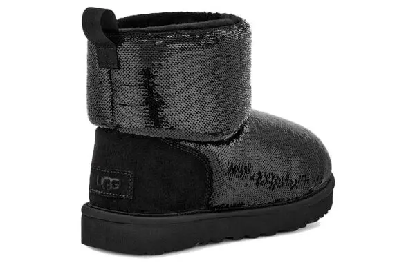 UGG Classic Mini Boot Mirror Ball - Black