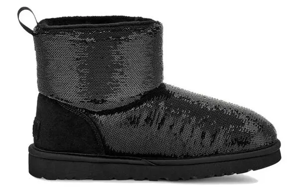 UGG Classic Mini Boot Mirror Ball - Black