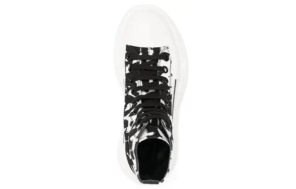 Alexander McQueen Graffiti Tread Slick Boots