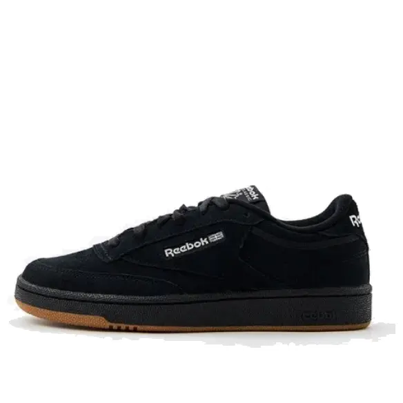 REEBOK Club C 85 Suede Sneakers - Black/white