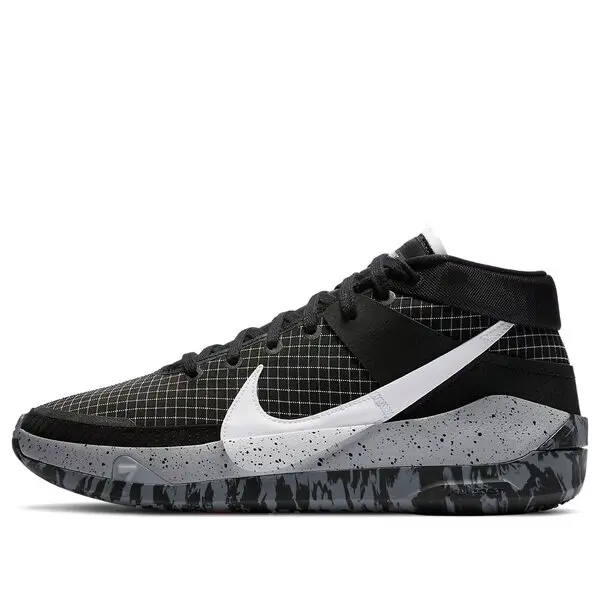 Nike Kd 13 Ep "oreo" Mid Top Sneakers - Black/white/wolf Grey