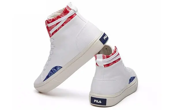 FILA FUSION High Top Sneakers - White