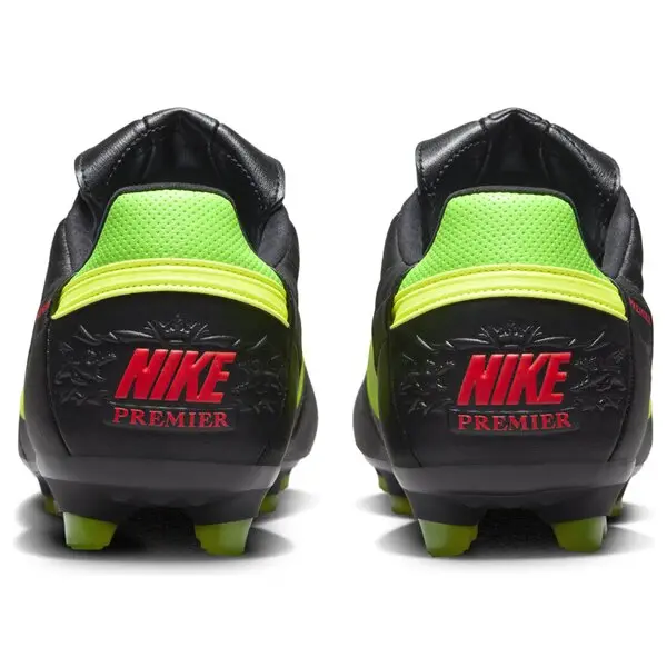 Nike Premier 3 Fg Athletic Cleats - Black/volt