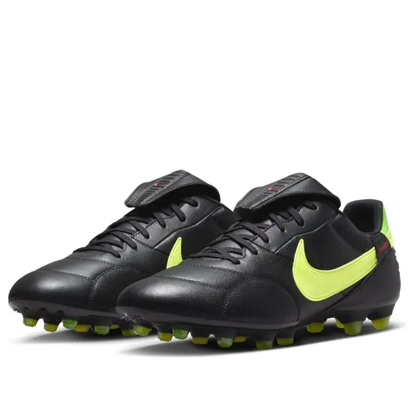 Nike Premier 3 Fg Athletic Cleats - Black/volt