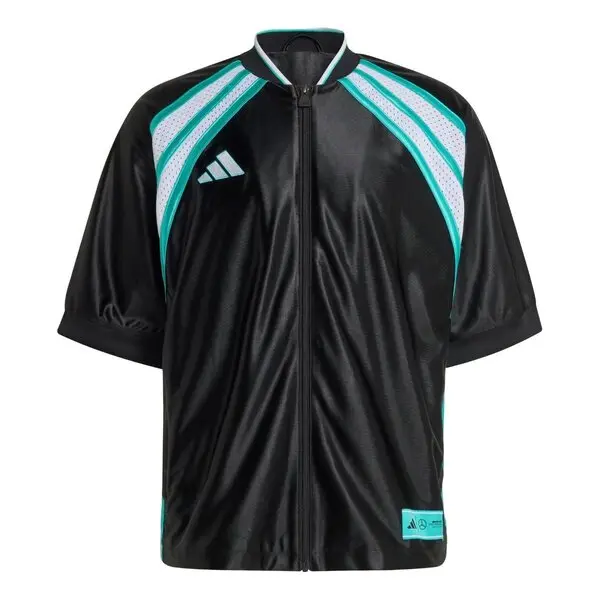 Adidas X Mercedes-amg Petronas Formula One Team Las Vegas Baseball Shirt - Black/white