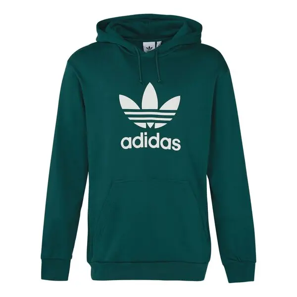 Adidas Originals Hooded Drawstring Pullover - Green