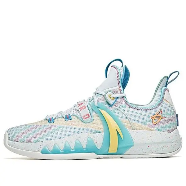 ANTA Gh2 Low 'easter' Athletic Sneakers - Blue/white/yellow