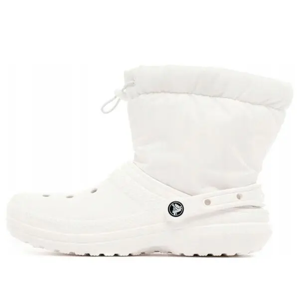 CROCS Classic Lined Neo Puff Boots - White