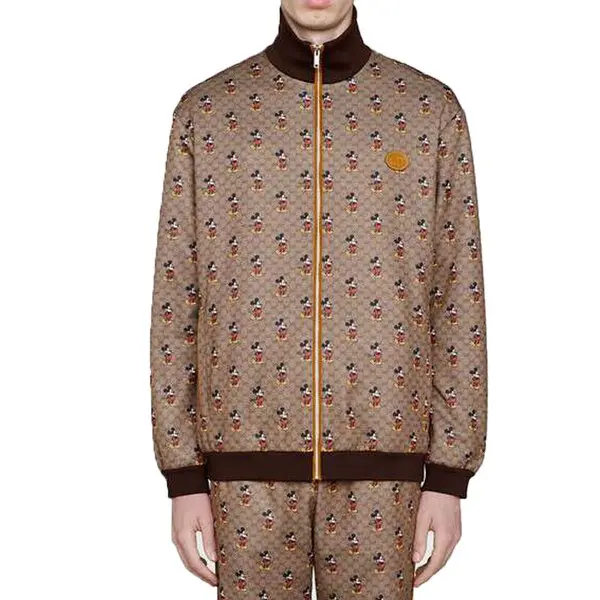 Gucci X Disney Full-printed Mickey Pattern Long Sleeve Jacket For