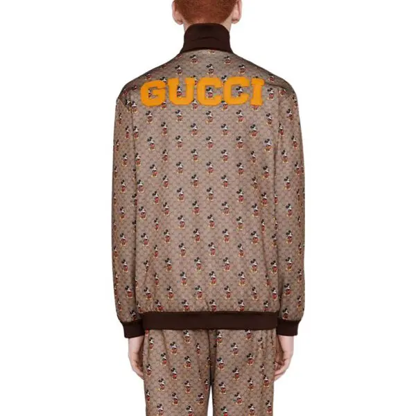 Gucci X Disney Full-printed Mickey Pattern Long Sleeve Jacket For