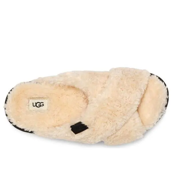 UGG Fuzz Sugar Cross Slide